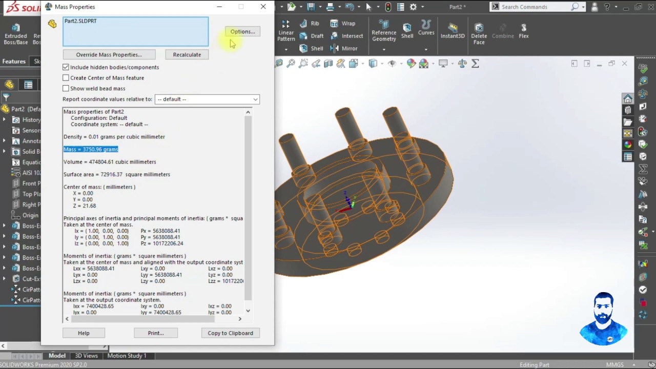 Solidworks From Basics to Advanced - Basic Exercise 34 - YouTube