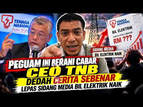 Peguam Ini Berani Cabar CEO TNB Dedah Cerita Sebenar Lepas Sidang Media Bil Elektrik Naik