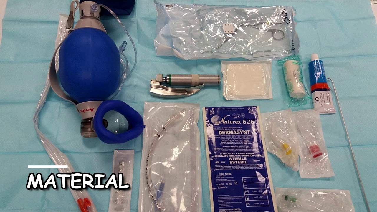 MATERIAL Y EQUIPO PARA INTUBACIÓN ENDOTRAQUEAL - YouTube