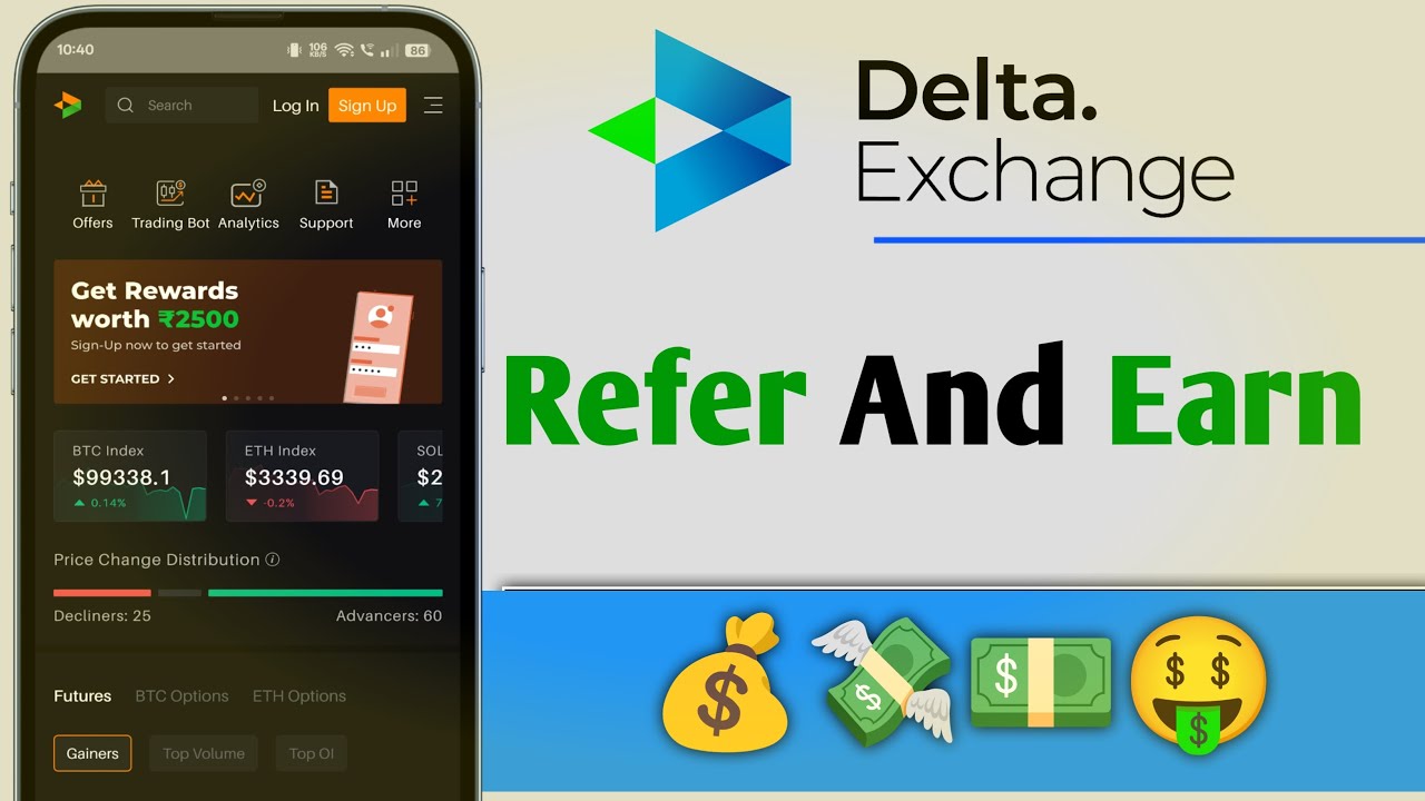 Delta Exchange Refer And Earn - YouTube