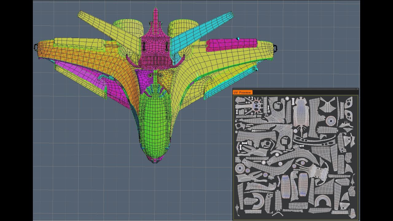 Intergalactic Spaceship - Modeling and Retopology - Time Lapse - YouTube