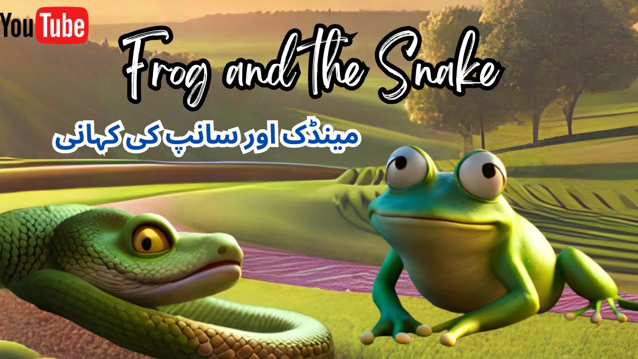 Frog And The Snake | مینڈک اور سانپ | Urdu Stories for Kids | Moral ...