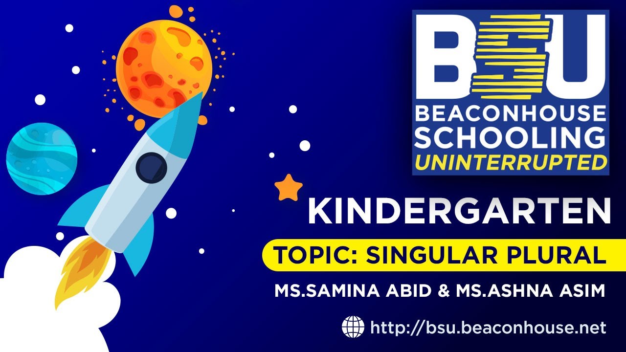 Class - Kindergarten - Singular Plural - Ms. Samina Abid & Ms. Ashna ...