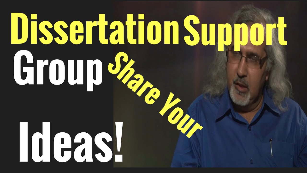 Join Our Dissertation Support Group| Ideas and Thoughts about a Virtual ...