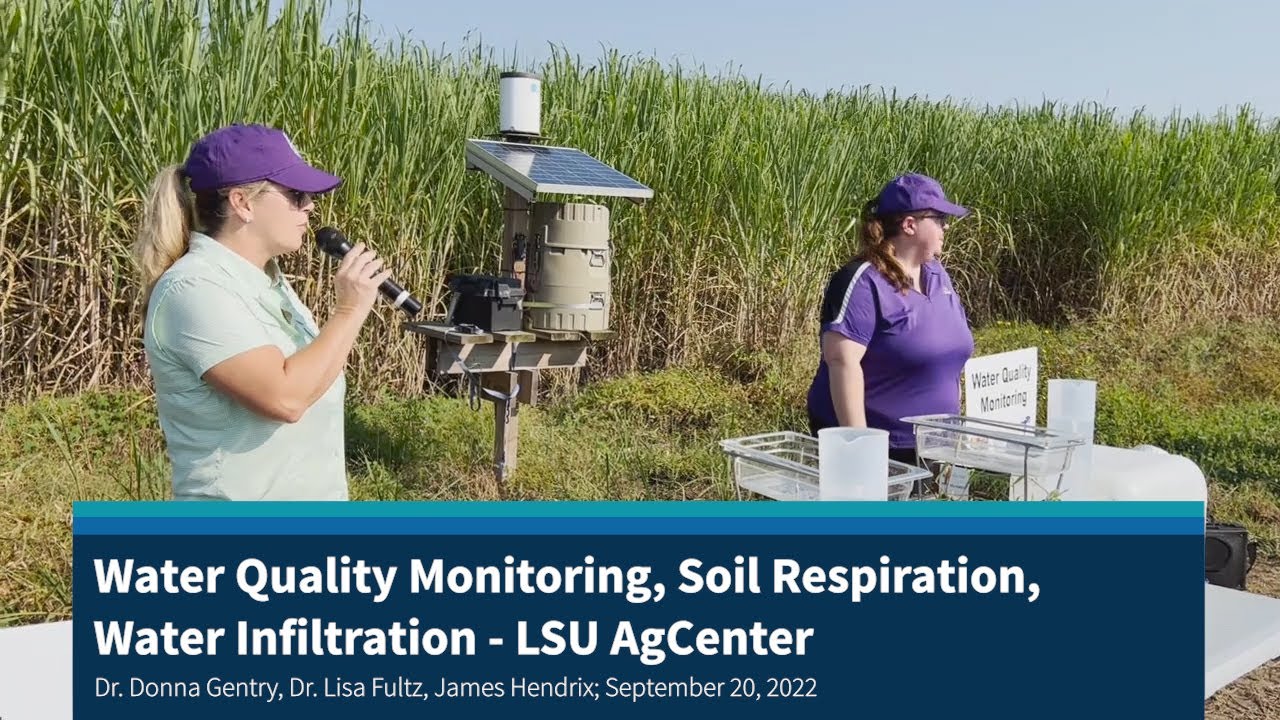 Water Quality Monitoring, Soil Respiration, Water Infiltration - YouTube