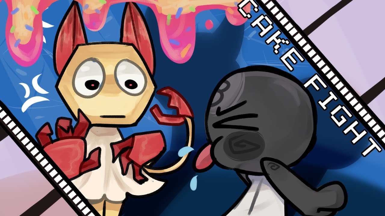 Cake Fight! | Dandy's World animation - YouTube