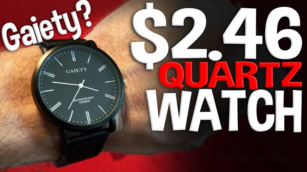 Gaiety Men's Fashion Watch (4K) - YouTube