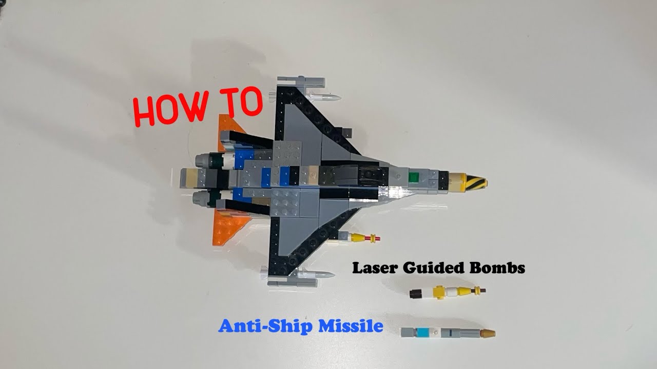 LEGO Tutorial: PART 1: How to make Laser Guided Bombs and Supersonic ...
