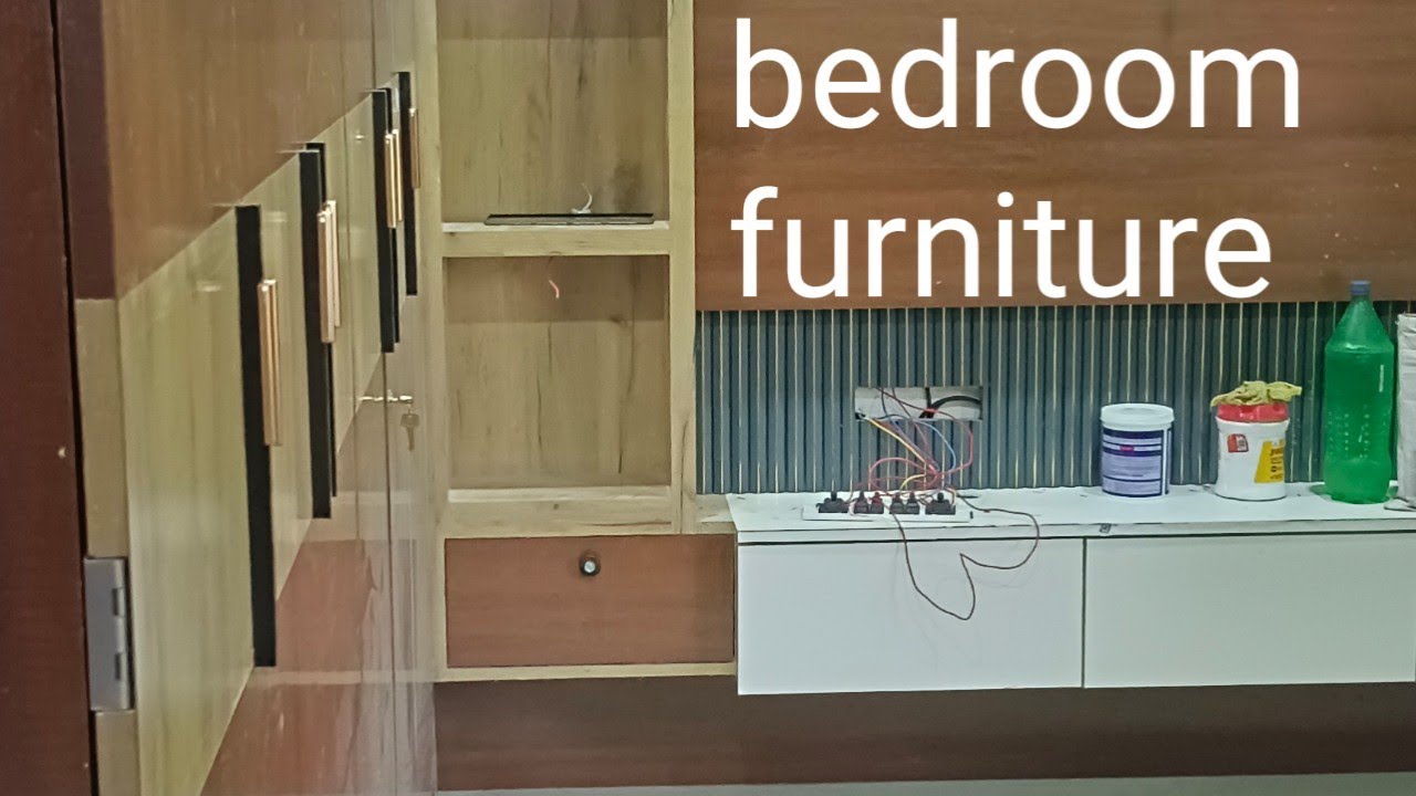bedroom mein furniture kaise banate hain - YouTube