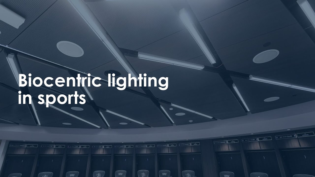 Biocentric lighting in sports - YouTube