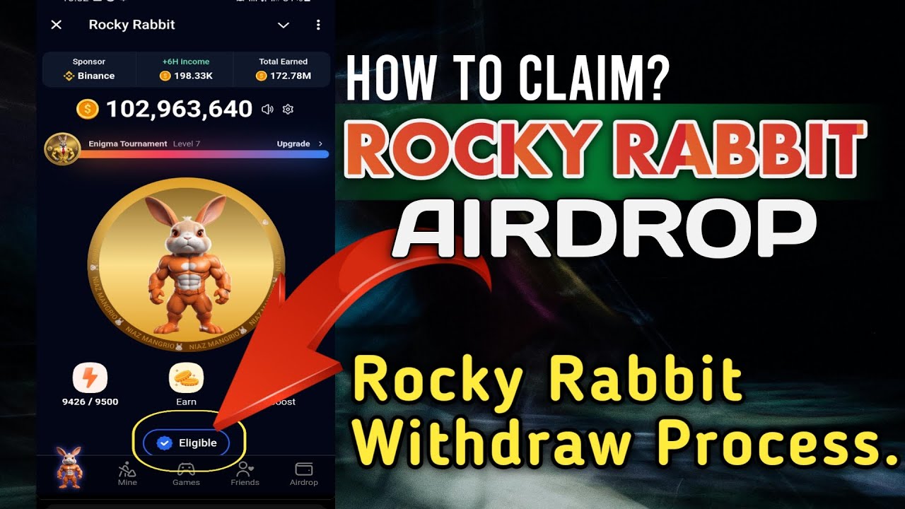 Rocky Rabbit airdrop withdrawal | rocky rabbit airdrop ton transaction ...