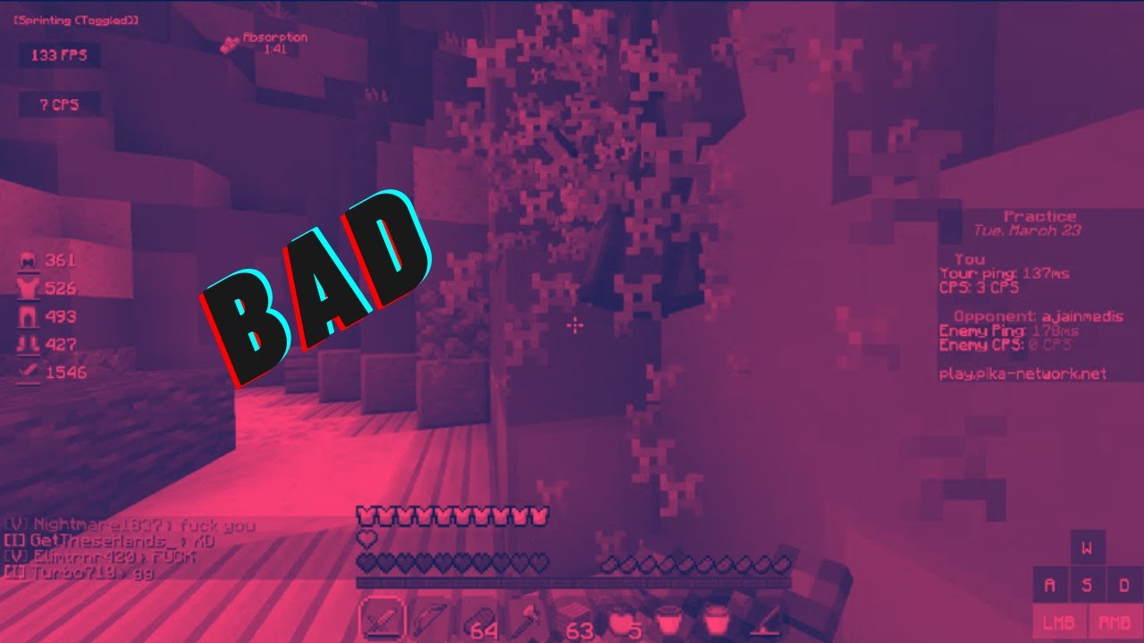 BAD -『A Minecraft Montage』 - YouTube