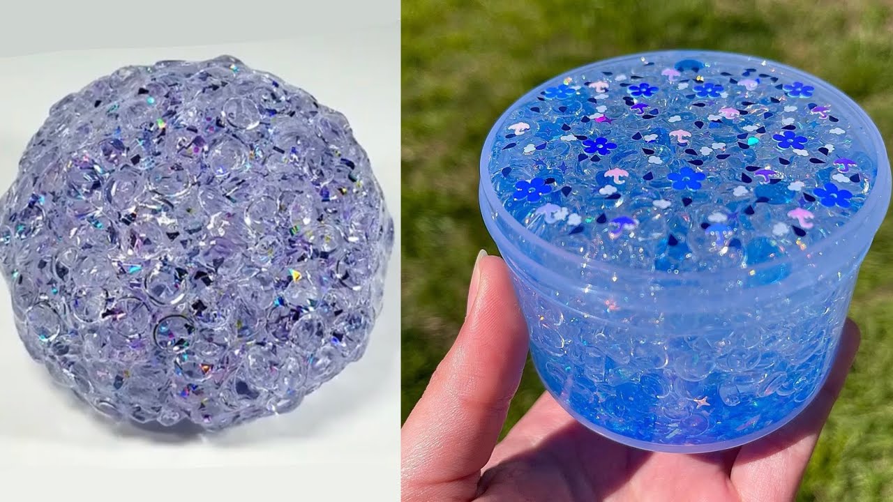 Best Fish Bowl Slime Compilation: ASMR Pretty Fish Bowl Slimes 🐠 🐟 🧊 😊 ...