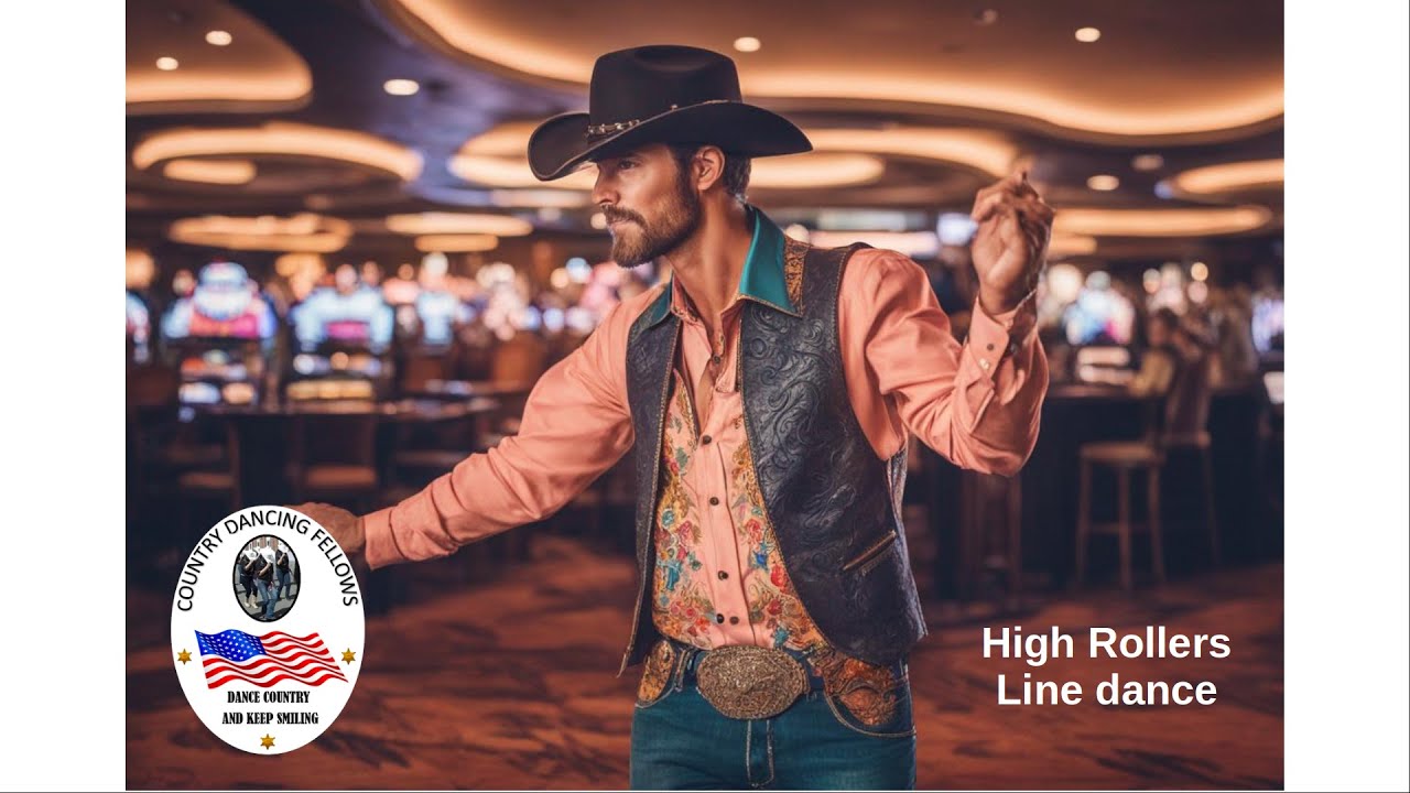 High Rollers Line Dance_French tutorial - YouTube