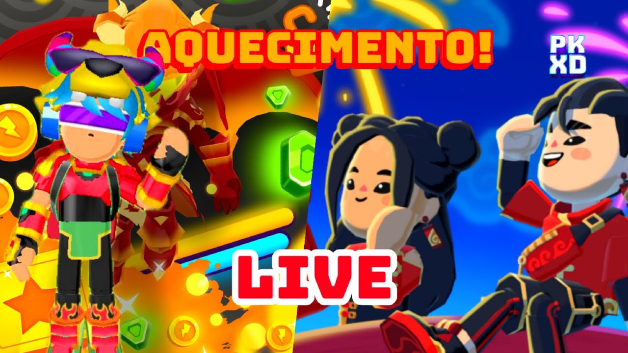 PK XD | LIVE 🔴 | Aquecendo PARA a nova ATUALIZAÇÃO | Ano Novo LUNAR ...
