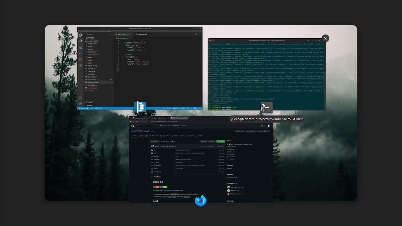 Deploying Nuxt + UIkit App To GitHub Pages - Fedorae Education - YouTube