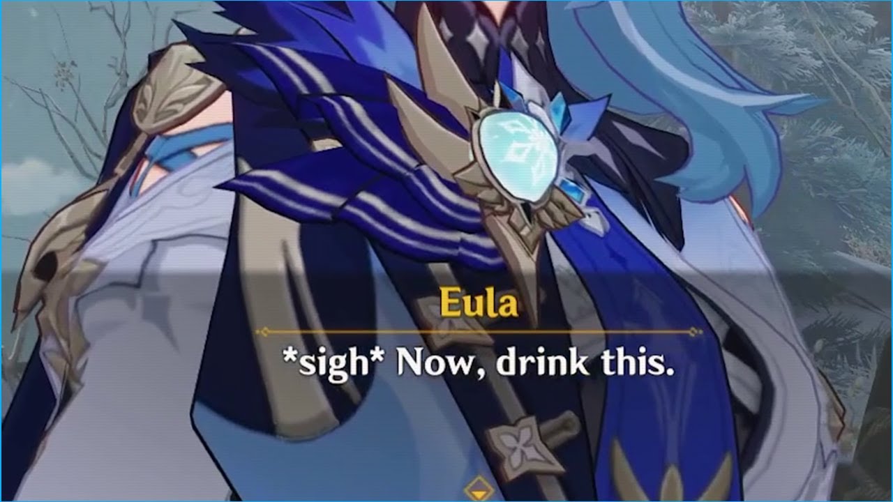 Eula offering her warm milk - YouTube