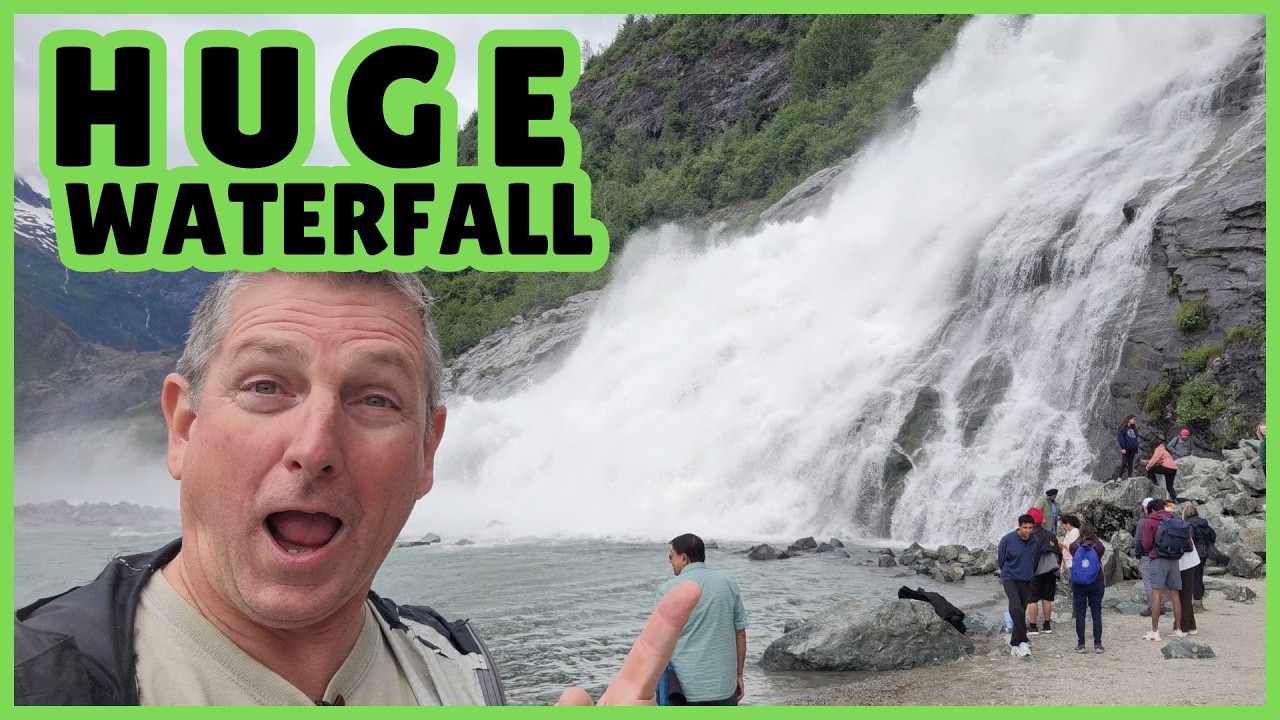 Stunning Mendenhall Glacier and Nugget Falls in Juneau Alaska - YouTube