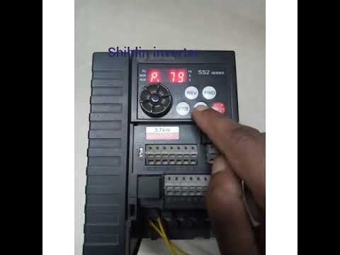 SHIHLIN #INVERTER #VFD #Parameter set process. #ইনভার্টর - YouTube