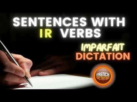 French dictation IR verbs imparfait #frenchdictation #learnfrench - YouTube