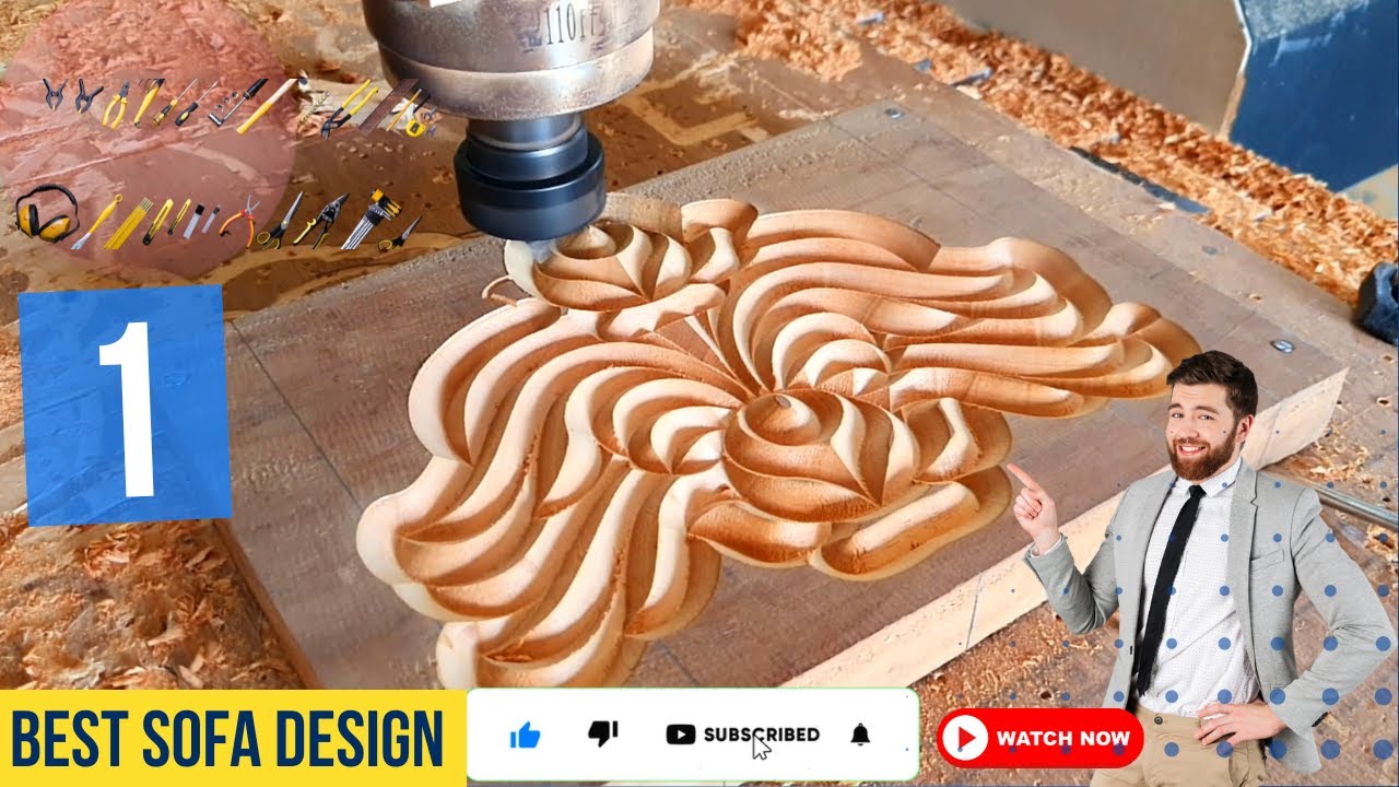 CNC router Best Wood sofa design Carving- Amazing skill and techniques ...