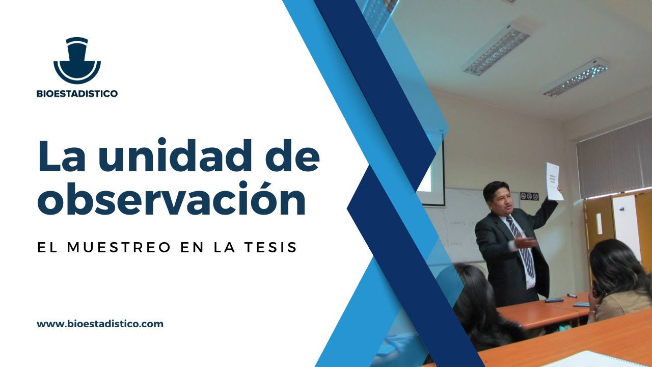 La unidad de estudio y la unidad de observación | Población y muestra ...