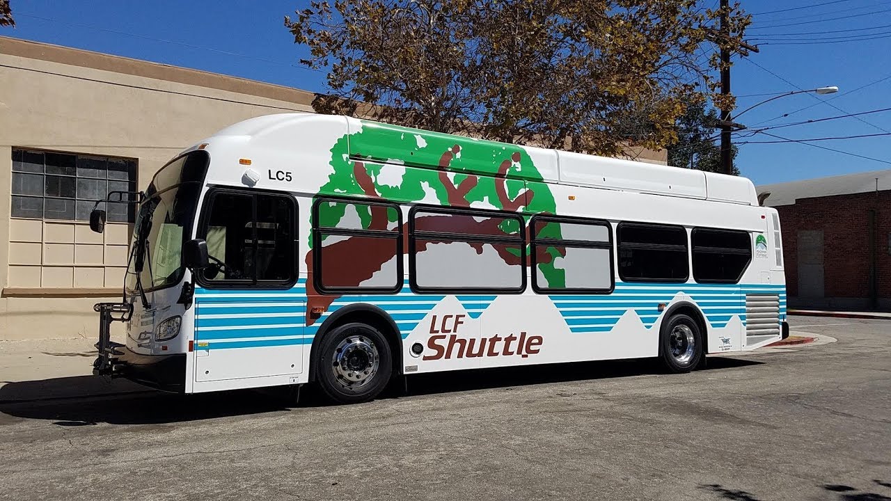 Glendale Beeline - New Flyer XN35 ride (LC5) - 9/15/2017 - YouTube