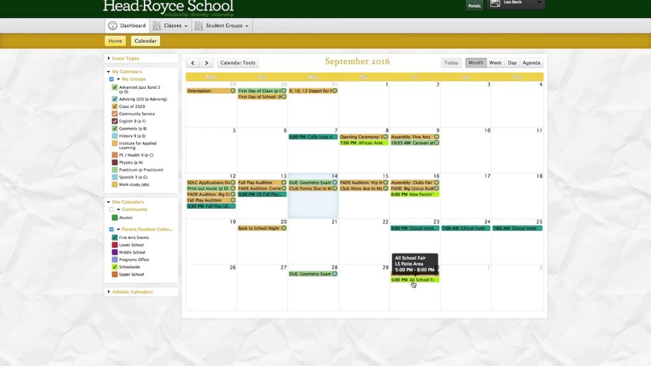 Student Portal Dashboard - YouTube