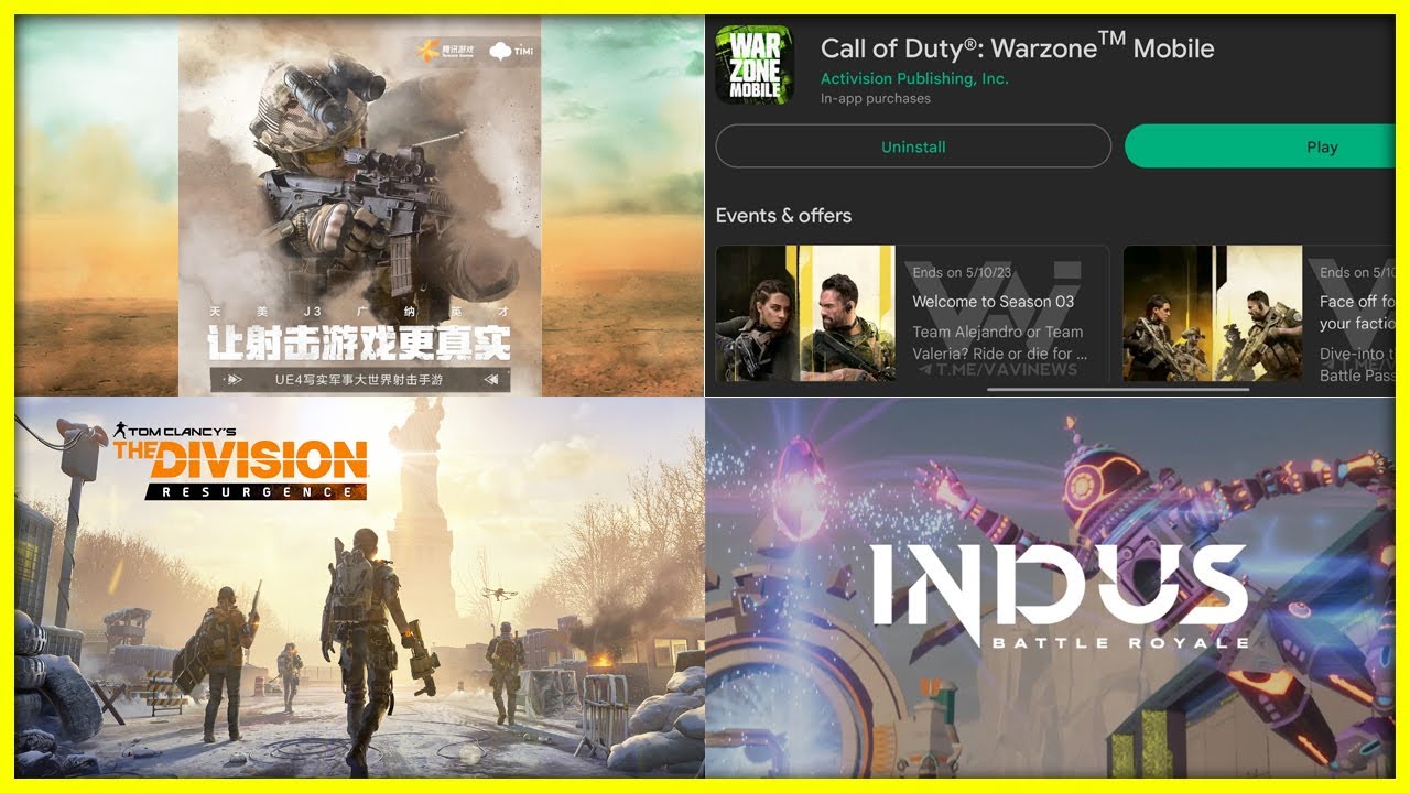 TIMI STUDIO NEW GAME💥😍 | WZM SEASON 3 MAJOR UPDATE - DIVISION RESURGENCE NEXT BETA | INDUS ...