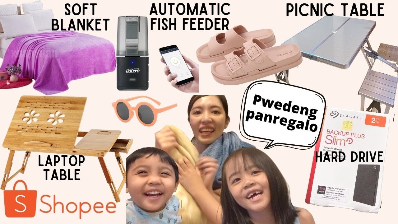 HUGE SHOPEE HAUL | Best & Sulit Shopee Finds | Blanket, Table, Slippers ...