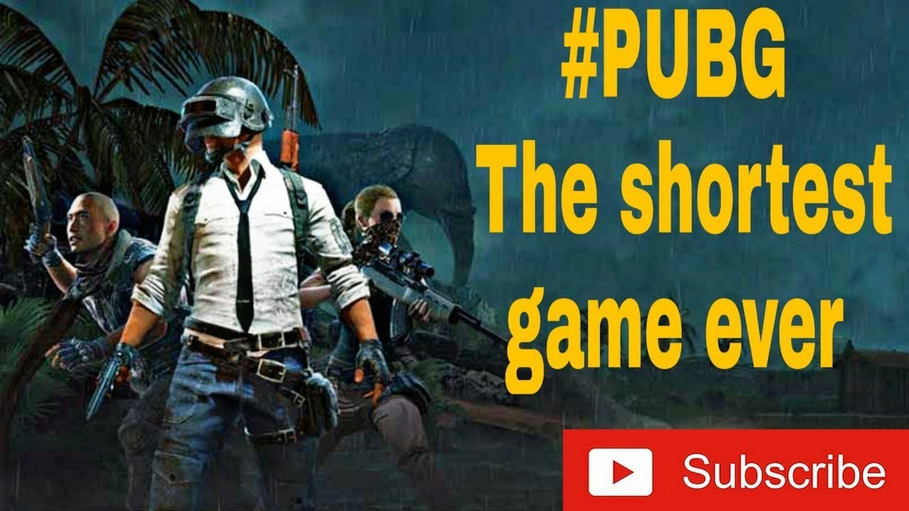 pubg The shortest game ever - YouTube