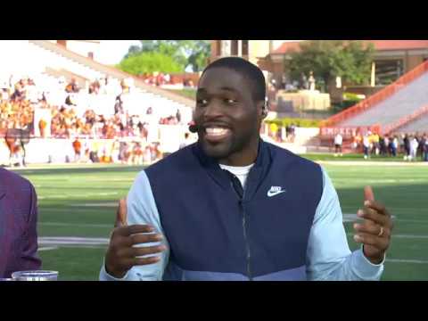 Sam Acho visits with Longhorn Network at the Orange-White Game [April ...