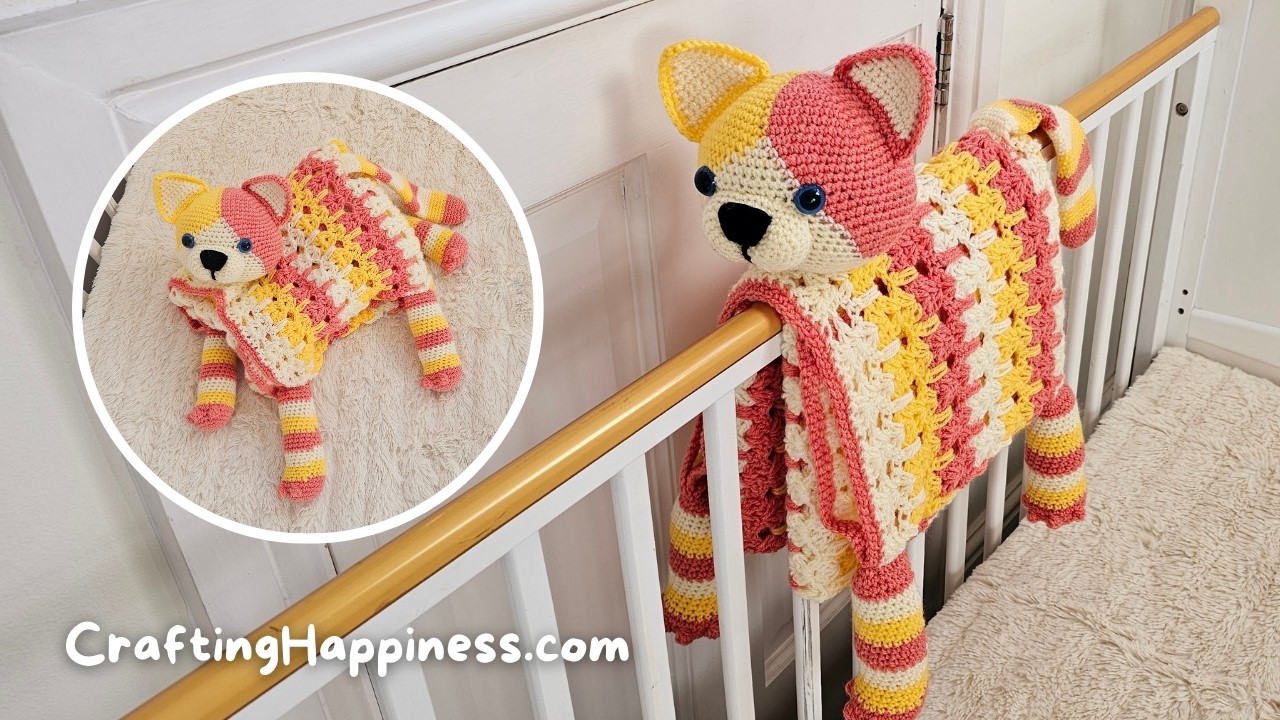3in1 Calico Cat Crochet Baby Blanket Pattern PROMO VIDEO - YouTube