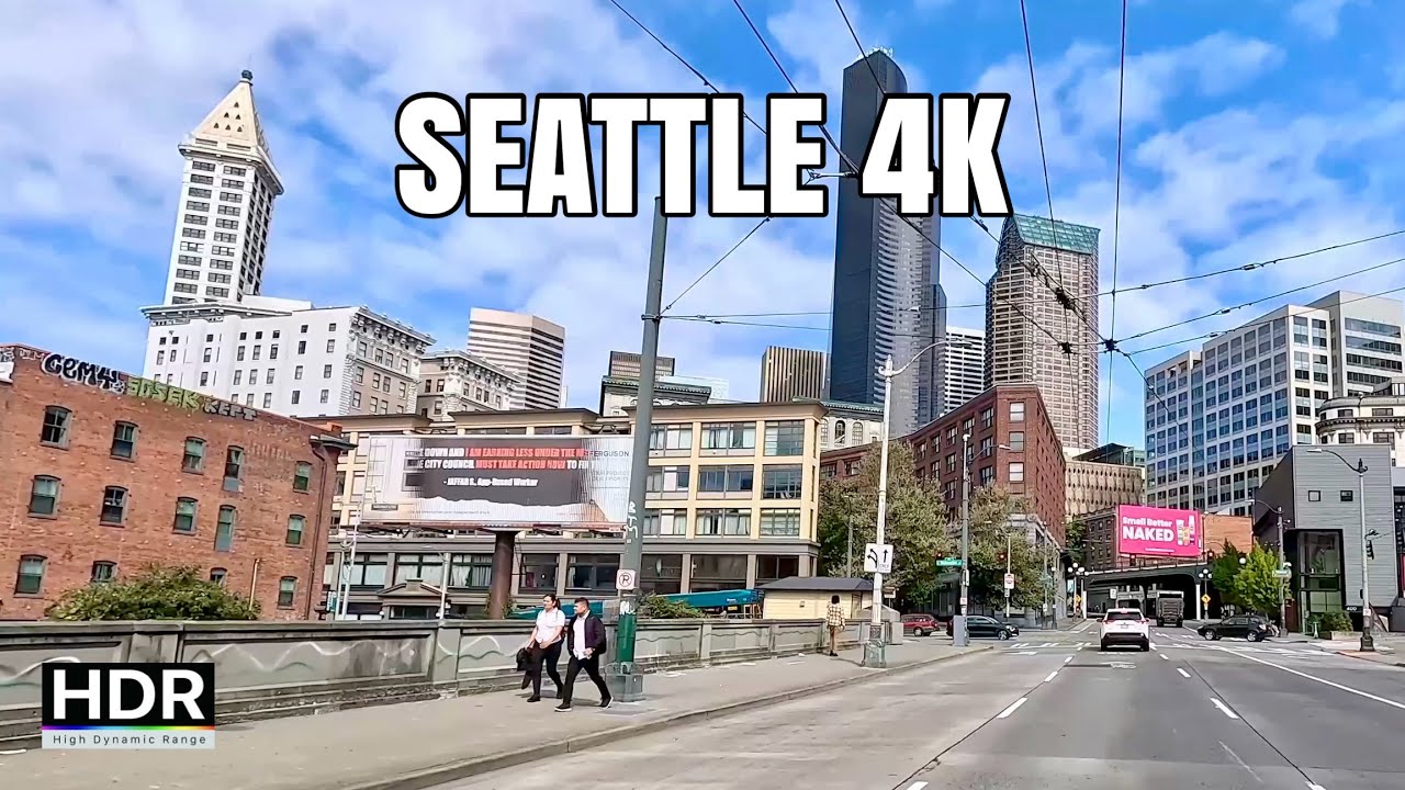 Driving Seattle 4K - Waterfront, Downtown, SLU, Capitol Hill, Ballard ...