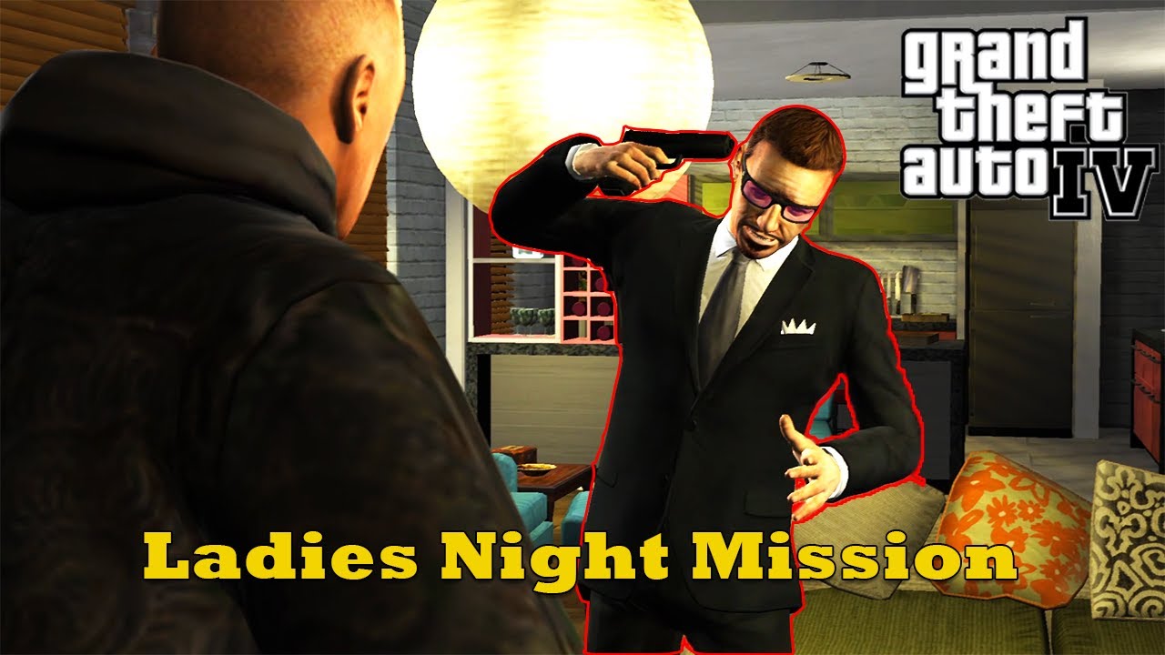 GTA IV - Ladies night Mission *Idiot Tony* - YouTube