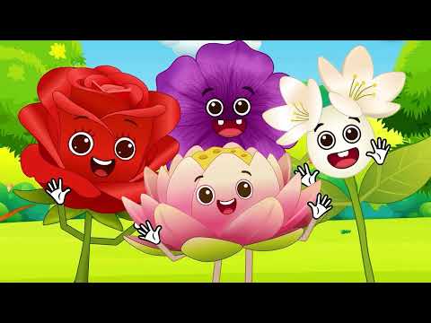 YENİ - Çiçekler Şip Şap Şop 4. Bölüm🎶Eğitici ve Eğlenceli Bebek ve Çocuk Şarkısı🎶Çizgi Film