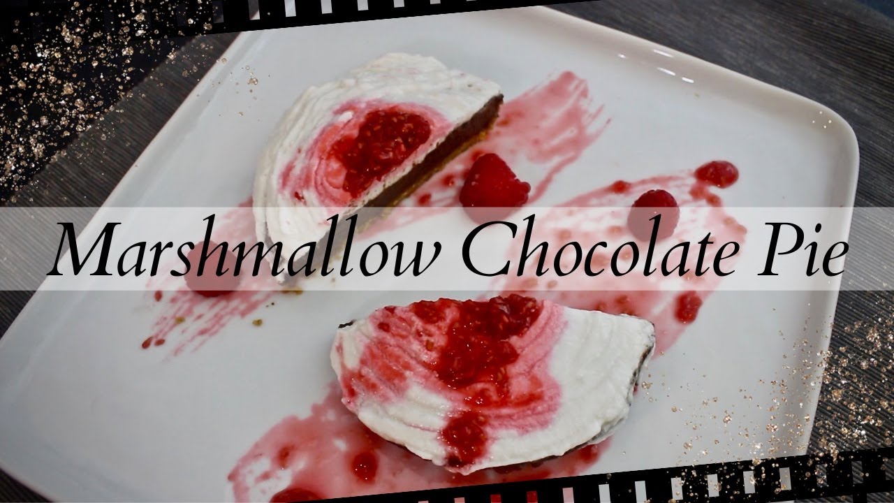 Marshmallow chocolate pie - YouTube
