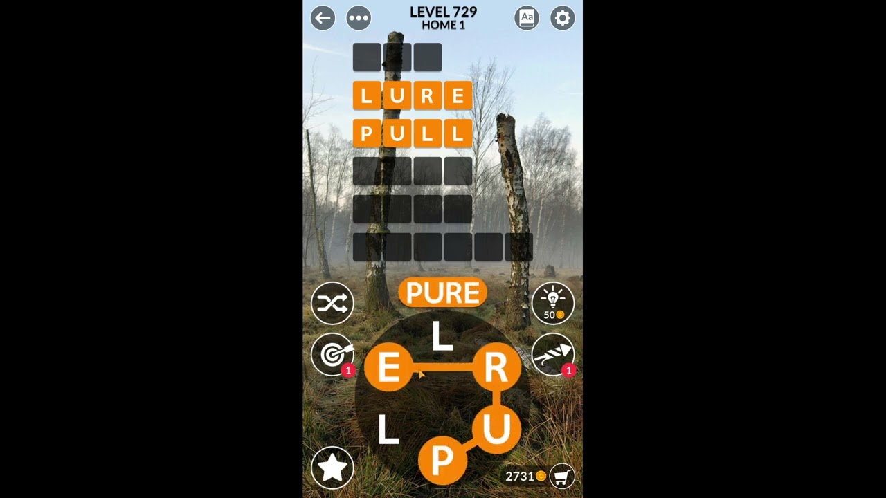 Wordscapes Uncrossed Level 729 Answers - YouTube