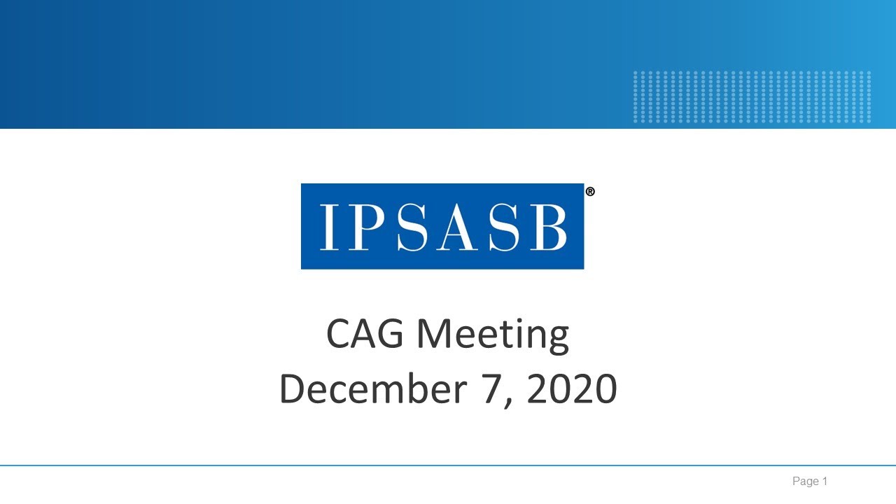 CAG Meeting - December 7 - YouTube