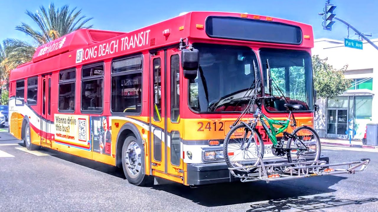 Long Beach Transit 2005 New Flyer GE40LF #2412 - YouTube