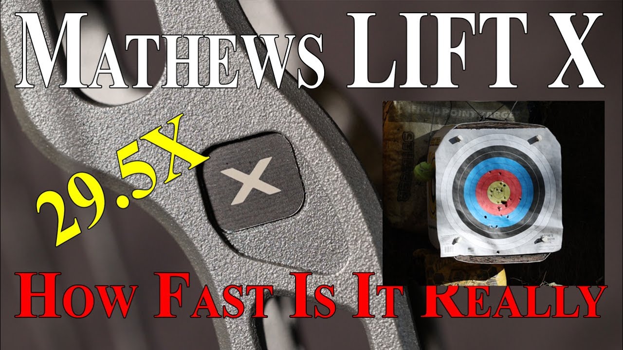 Mathews Lift 29 5 X How Fast Is it, ITS FAST, REALLY FAST.. #dialedarchery - YouTube