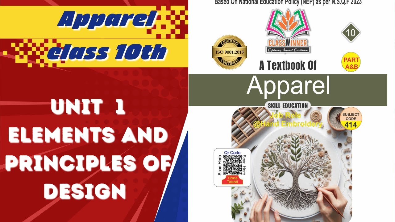 Apparel class 10th UNIT1 ELEMENTS AND PRINCIPLES OF DESIGN - YouTube