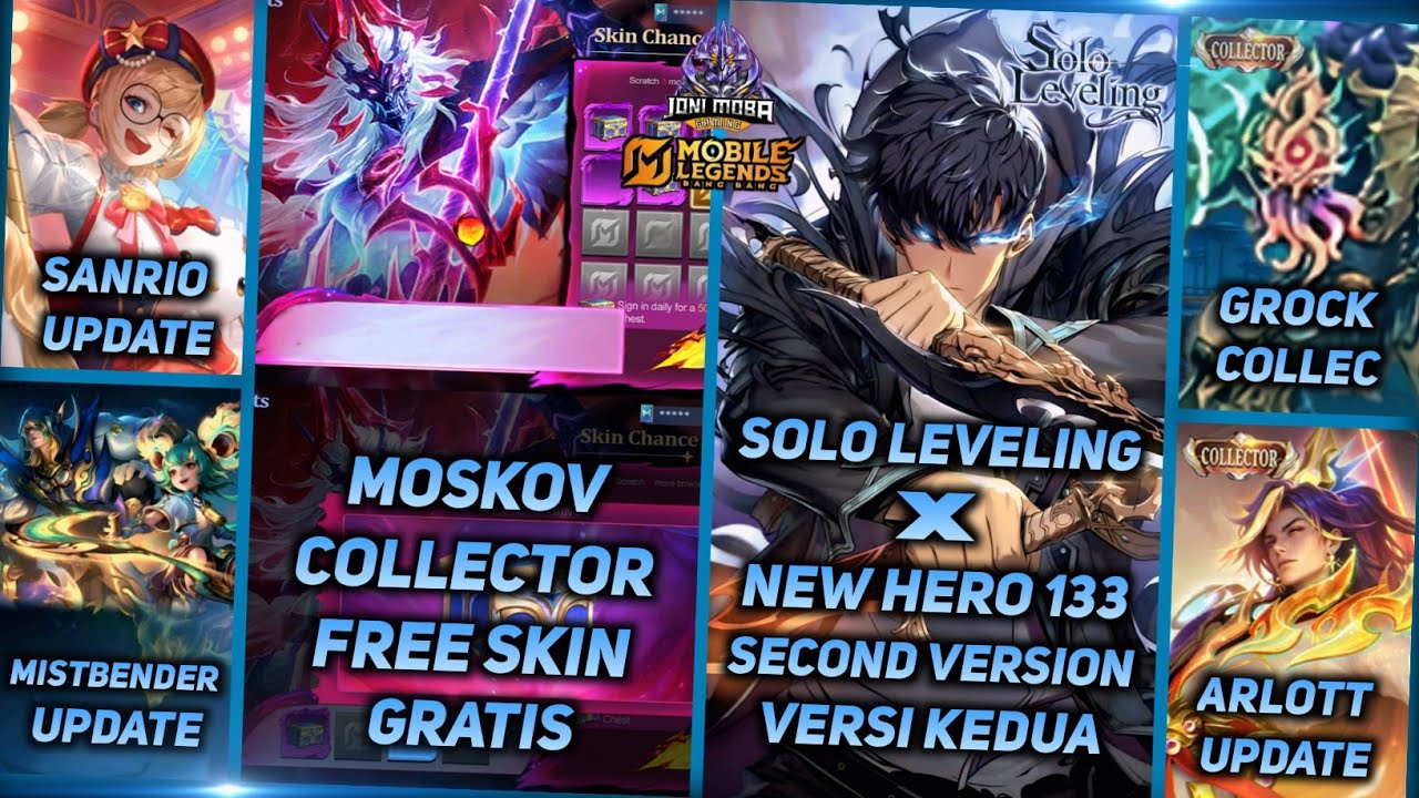 NEW HERO 133 V.2 X SOLO LEVELING, FREE MOSKOV COLLECTOR SKIN, GROCK ...
