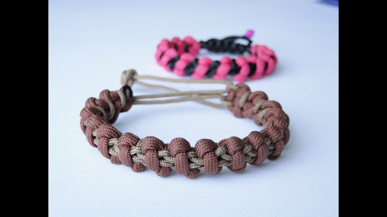 How to Make a Shamballa/Macrame Style Paracord Survival Bracelet-Mad ...
