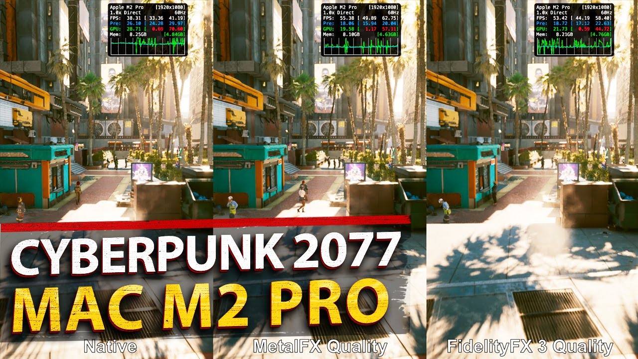 Cyberpunk 2077 Native MacOS - M2 Pro Performance Test - YouTube