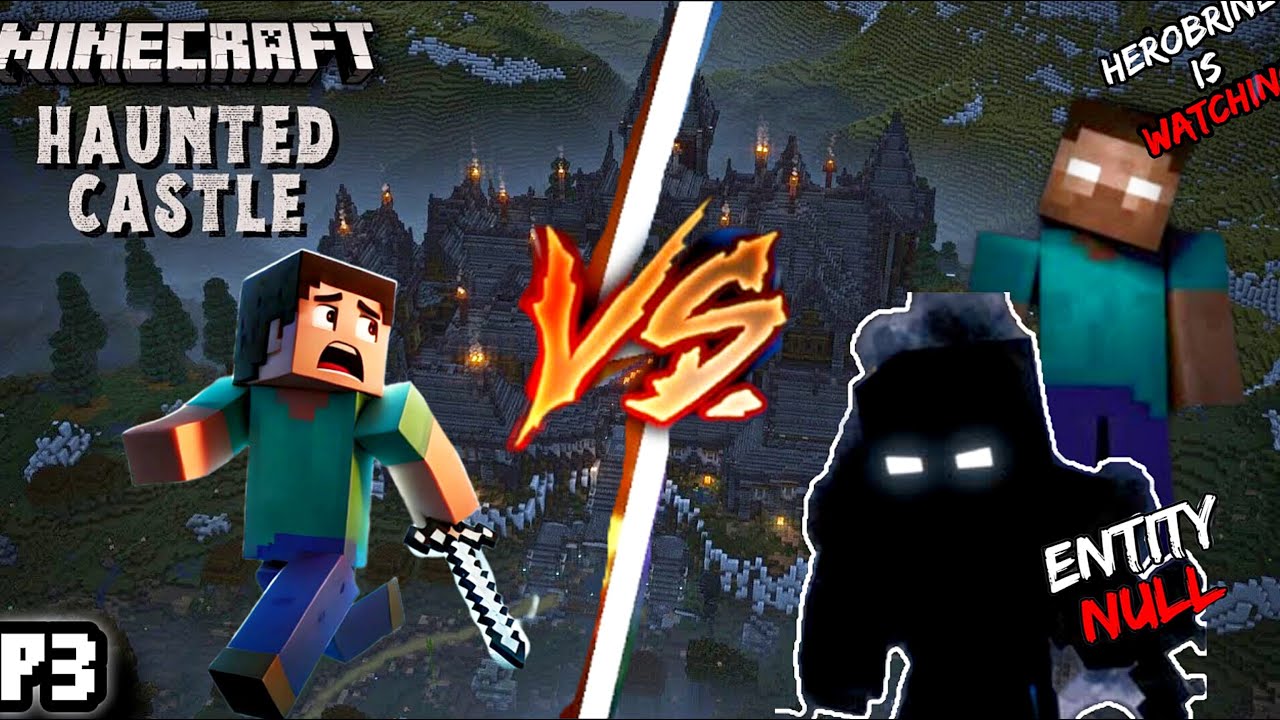 HEROBRINE IN NULL'S CASTLE || HORROR VIDEO || #viralvideo - YouTube