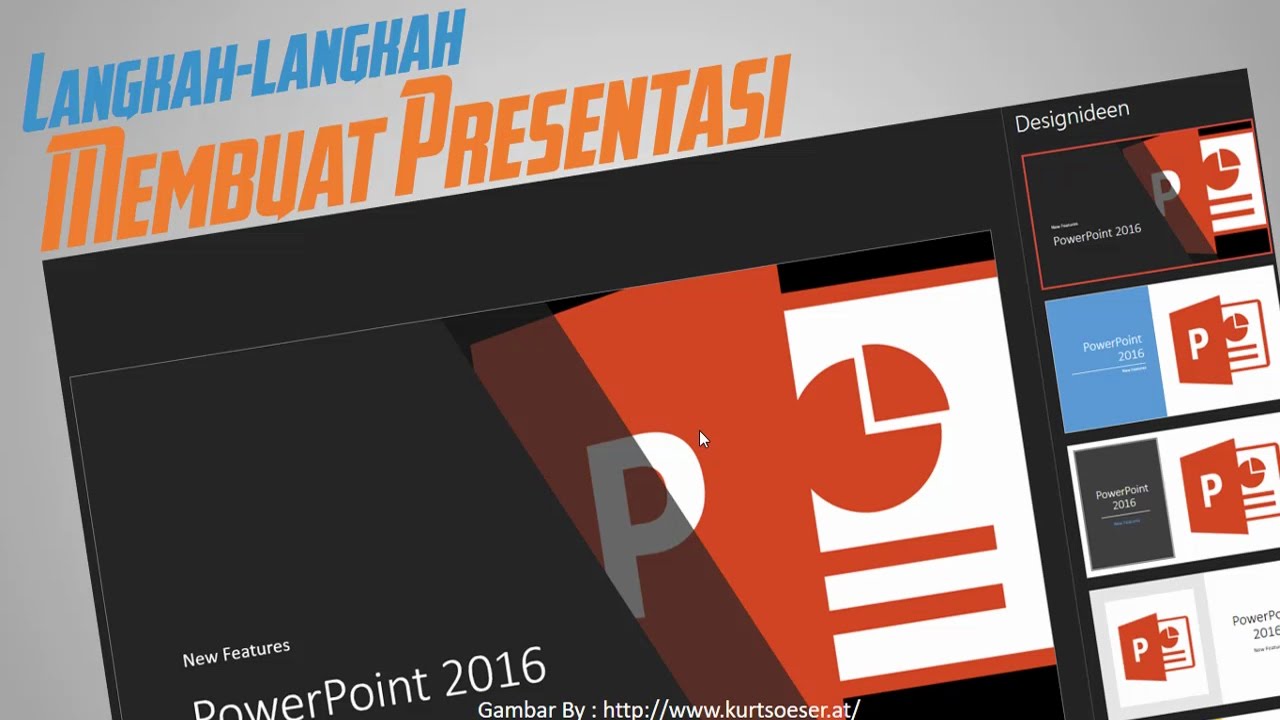 LANGKAH LANGKAH MEMBUAT PRESENTASI DENGAN POWERPOINT - YouTube