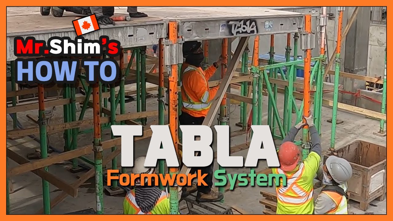 [심반장의 How To] 타블라 시스템 | [Mr.Shim's How To] Tabla Formwork System - YouTube