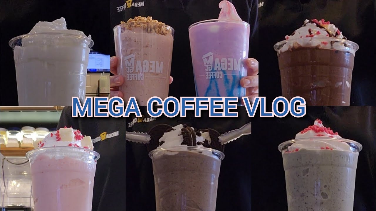 202210월 메가커피 Vlog 4년차 알바생 더워도 프라페 추워도 프라페🤣카페 브이로그알바브이로그음료제조영상