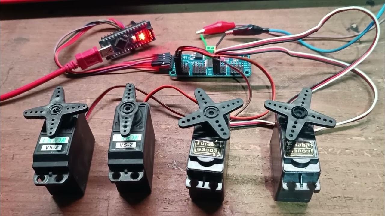 Arduino Nano - Control servomotor con módulo PCA9685 - YouTube